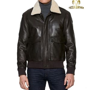 Jual Jaket Kulit Hoodie Kupluk Pria Pilihan Model Terbaru - Tozca Leather